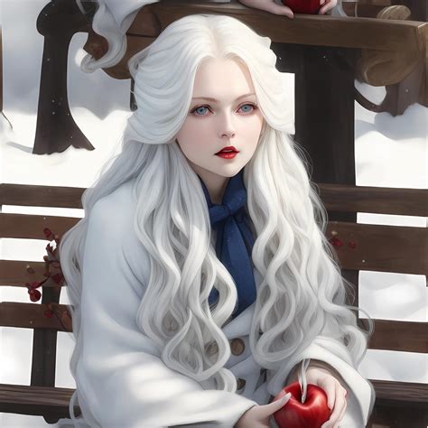 Albino Woman In Winter By Airav 26matt On Deviantart