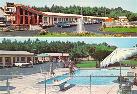 1970 Wisconsin Dells The Royal Motel Story Book Garden Pool Postcard
