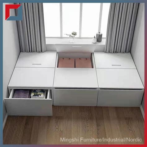 Customized Tatami Bed Storage Box Rubiks Cube Combination Minimalist