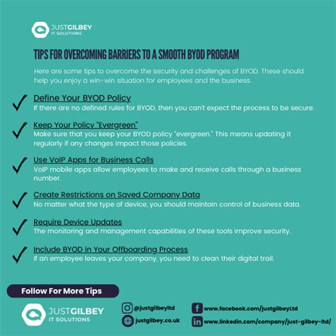 Tips For Overcoming Barriers To A Smooth Byod Program Just Gilbey It