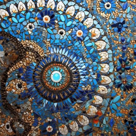 Premium Ai Image Intricate Mosaic Pattern
