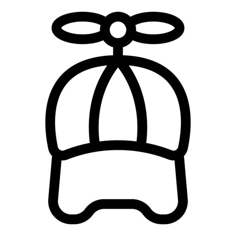 Propeller Hat With Spinning Blades For Fun And Playfulness 49528017 Vector Art At Vecteezy