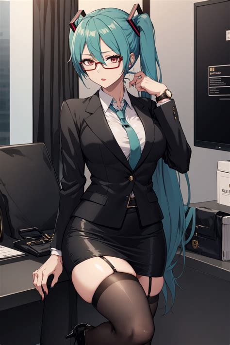 Business Woman Hatsune Miku 2 By D4rkstar20 On Deviantart