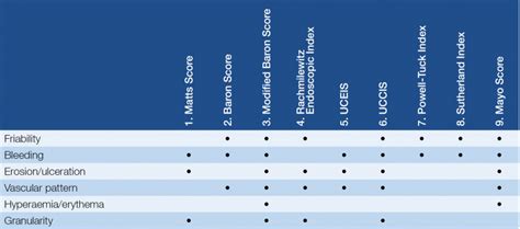 Clinical And Endoscopic Scores In Ulcerative Colitis Central European Journal Of
