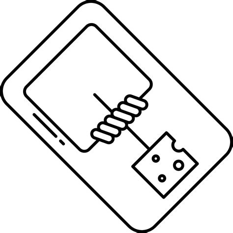 Pest Trap Outline Illustration 45492077 Vector Art At Vecteezy