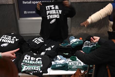 Making A Killing On Unlicensed Eagles Gear Before Super Bowl