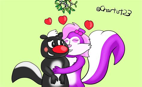 Fifi Kissing Skunk By Chartist24 On Deviantart