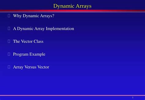 ppt dynamic arrays the power of flexible sizing powerpoint presentation id 9544882