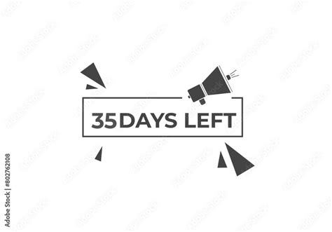36 Days To Go Countdown Template 36 Day Countdown Left Days Banner
