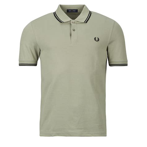 Fred Perry Twin Tipped Fred Perry Shirt Verde Entrega Gratuita