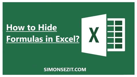 How To Hide Formulas In Excel 2 Different Approaches