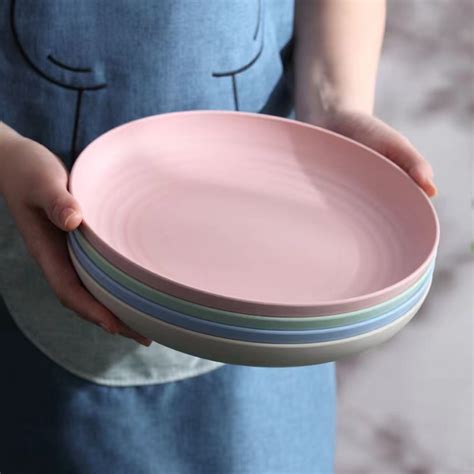 Living Plastic Plates Serving Plates Cute Plates Melamine Plates Dinner Plates Straw Dinnerware