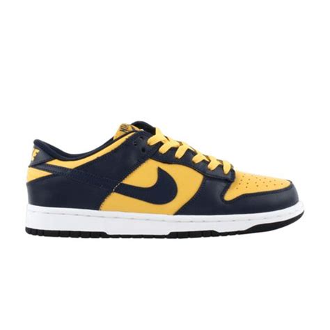 Nike Dunk Low Navy Yellow 630358 471 Solesense