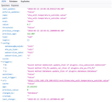 Das Webservices Plugin Smarthomeng Smarthome Knx Homematic Mqtt Hue