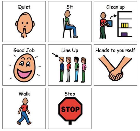 Keep Hands To Self Boardmaker