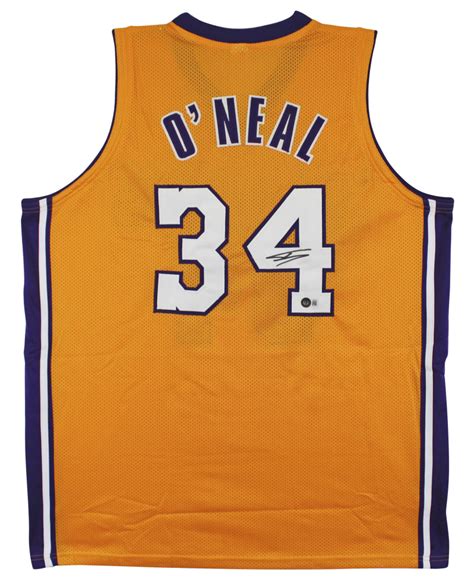 Shaquille Oneal Signed Jersey Beckett Pristine Auction