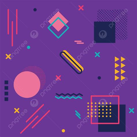 Illustration Of Geometric Shapes In Abstract Background Element