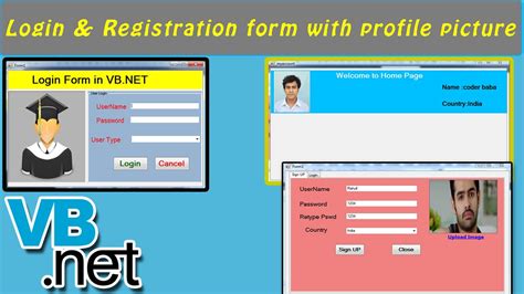 Coder Baba Login And Registration Form With Profile