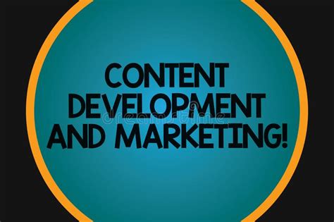 Word Writing Text Content Development And Marketing Business Concept For Social Media