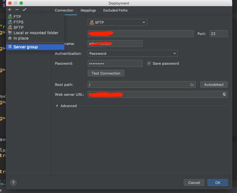 Ftp Phpstorm Working With Multiple Servers Stack Overflow