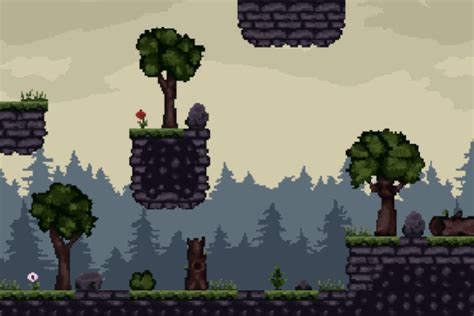 2d Pixel Platformer Forest Tileset 2d Unity Asset Store
