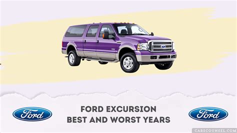 Best And Worst Ford Excursion Years What To Buy And Avoid Carscounsel