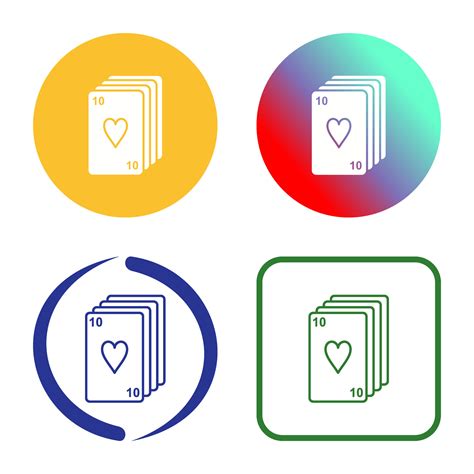 Deck Of Cards Vector Icon 34691712 Vector Art At Vecteezy