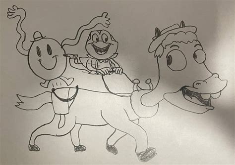 Mr Tickle And Mr Toad Riding Cyril Proudbottom By Sandbbfan On Deviantart