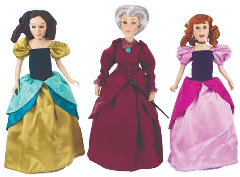 A Cinderella” Lady Tremaine And Wicked Stepsisters Doll Set Van Eaton Galleries