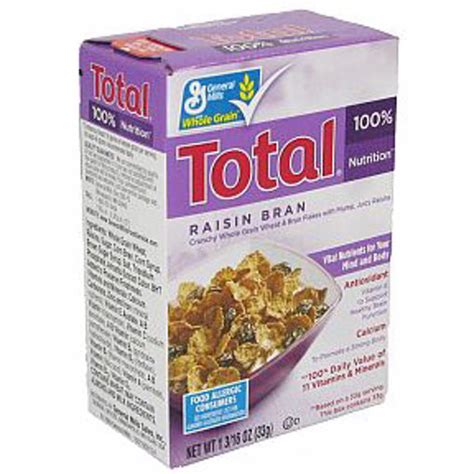 General Mills Raisin Bran Total Cereal Box 17 Units