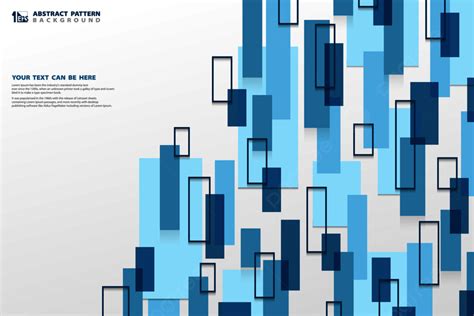 Abstract Technology Modern Blue Square Geometric Vertical Pattern Background Template Backdrop