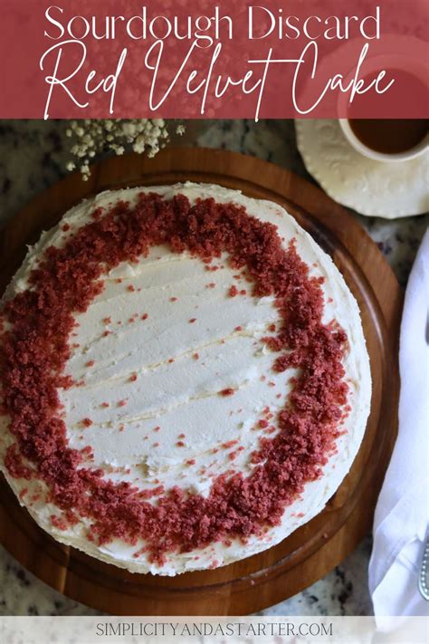 Sourdough Red Velvet Cake Recipe With Buttercream Frosting Recipe