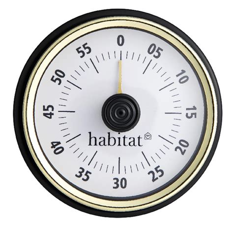 Habitat Winter Bouquet Retro Brass Timer Mcgrocer
