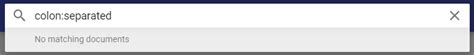 Cannot Search Headers Containing Colon `` · Issue 4884 · Squidfunk