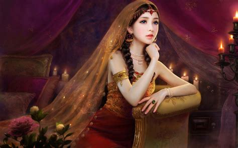 Fantasy Girl Beautiful Art 4k Wallpapers Wallpaper Cave