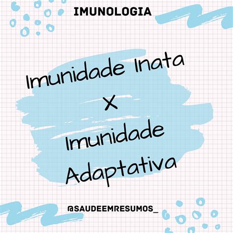 Resumo Imunidade Inata X Adaptativa Laís Gomes Tóffoli Figueiredo