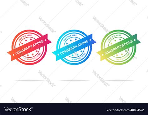Congratulation Royalty Free Vector Image Vectorstock