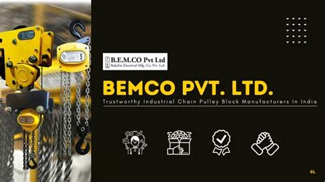 Ppt Industrial Chain Pulley Block Bemco Pvt Ltd Powerpoint