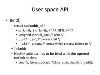 Introduction To Netlink In Linux Kernel English PPTX
