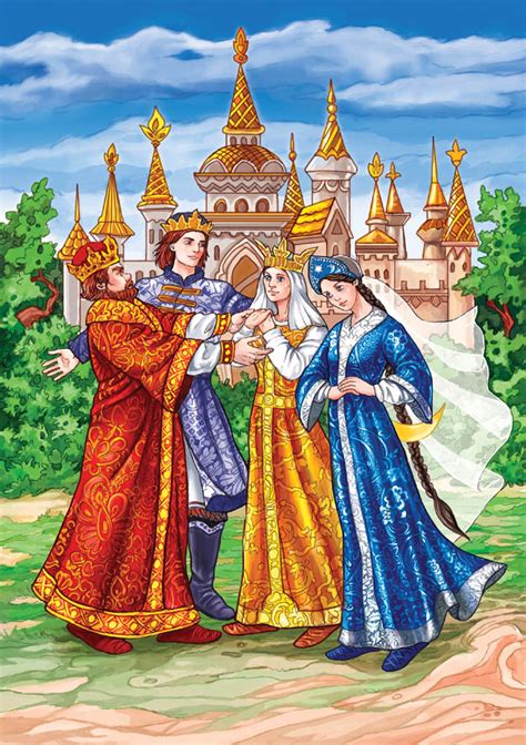 Иллюстрация Сказка по царя Салтана | Illustrators.ru