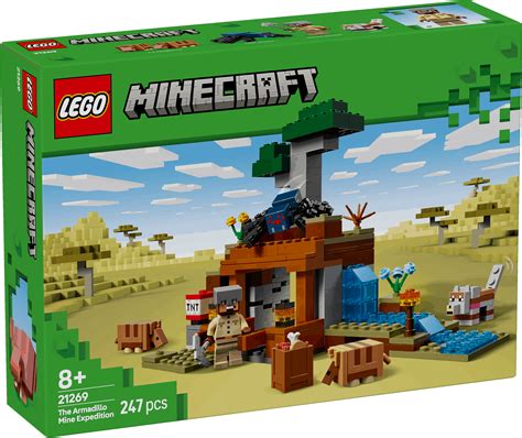 Lego Minecraft 21269 The Armadillo Mine Expedition Playset For Ages 8