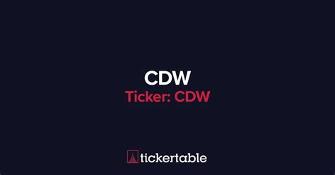 What Does Cdw Do