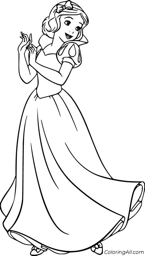 109 Free Printable Snow White Coloring Pages Easy To Print From Any