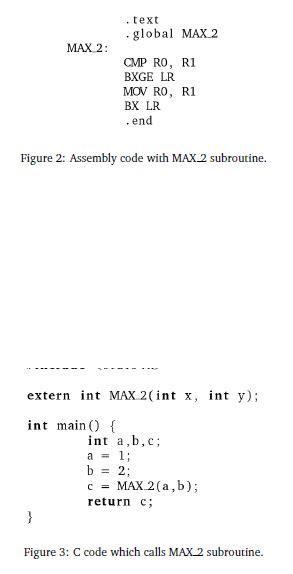 Calling An Assembly Subroutine From C It Is Also Chegg