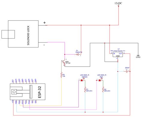Face Recognition Door Lock System Resources EasyEDA