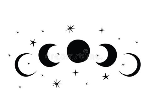 Phases Of The Moon Drawing Easy