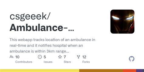 GitHub Csgeeek Ambulance Tracker This Webapp Tracks Location Of An Ambulance In Real Time And