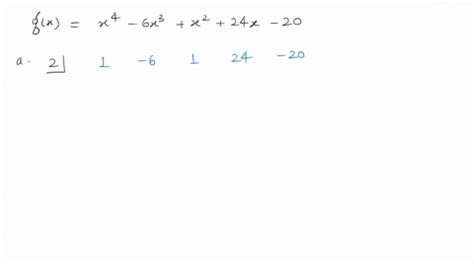 SOLVED Using Synthetic Division Determine Whether The Numbers Are Numerade