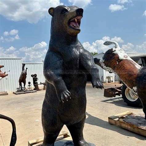 Bronze Grizzly Bear Statue Arturban Statue