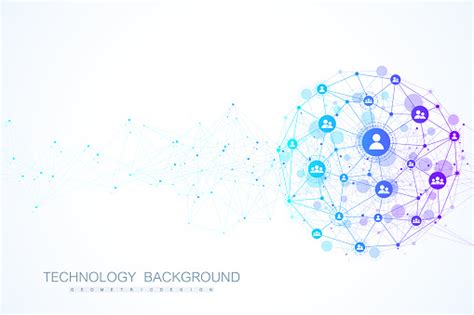 인터넷 연결 배경 과학 및 기술 그래픽 디자인의 추상 감각 글로벌 네트워크 연결 연결에 대한 스톡 벡터 아트 및 기타 이미지 연결 인터넷 컴퓨터 네트워크 Istock